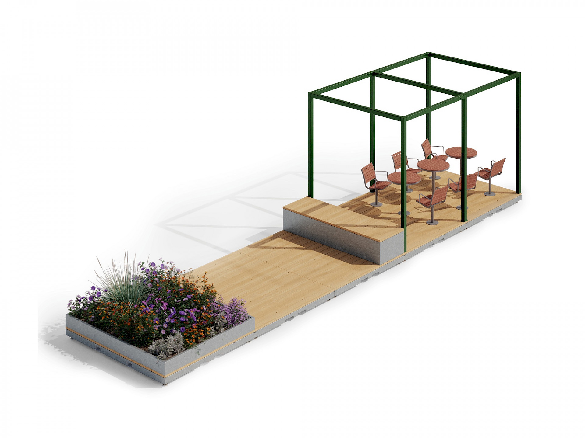 Parklet Modular Urban Spaces | Nola®